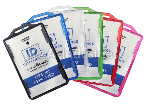 FIPS-201 Approved ID Intelligence Smart Guard Shielded Badge Holder ...
