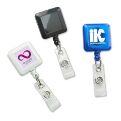 Retractable Square Badge Reels - KA Industries, Inc